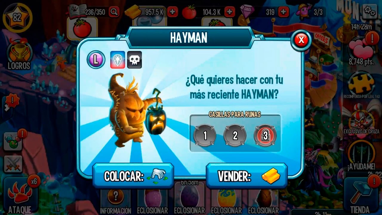 Monster Legends l Monstruo Legendario l Hayman - YouTube