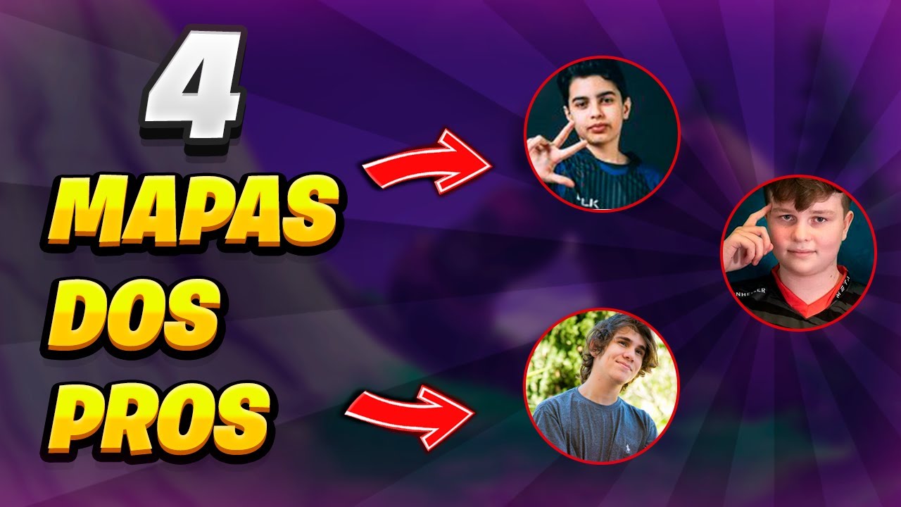 4 Mapas que os Pro Players usam ! - YouTube