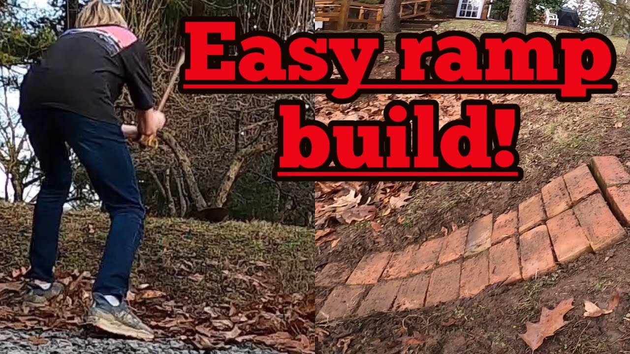 The most easy backyard ramp I’ve built! Time lapse. - YouTube