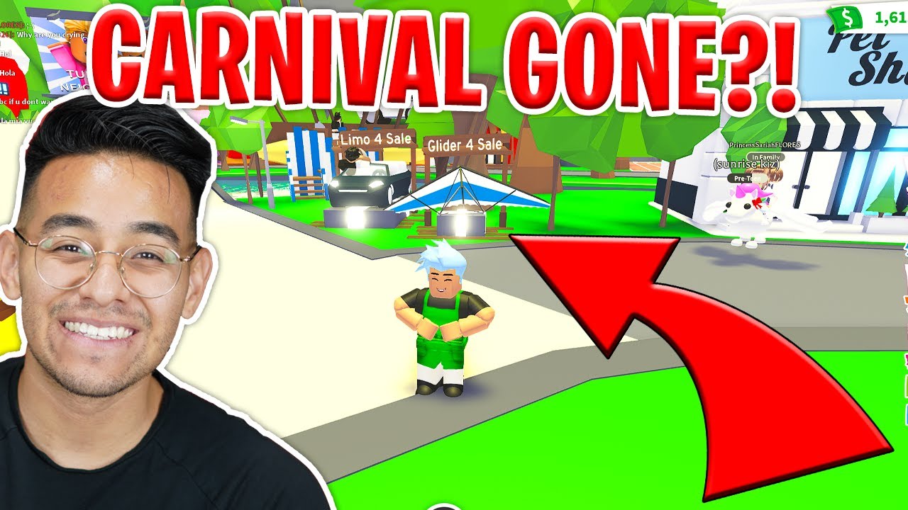 NEW UPDATE ADOPT ME CARNIVAL TENT GONE?! (Roblox) - YouTube