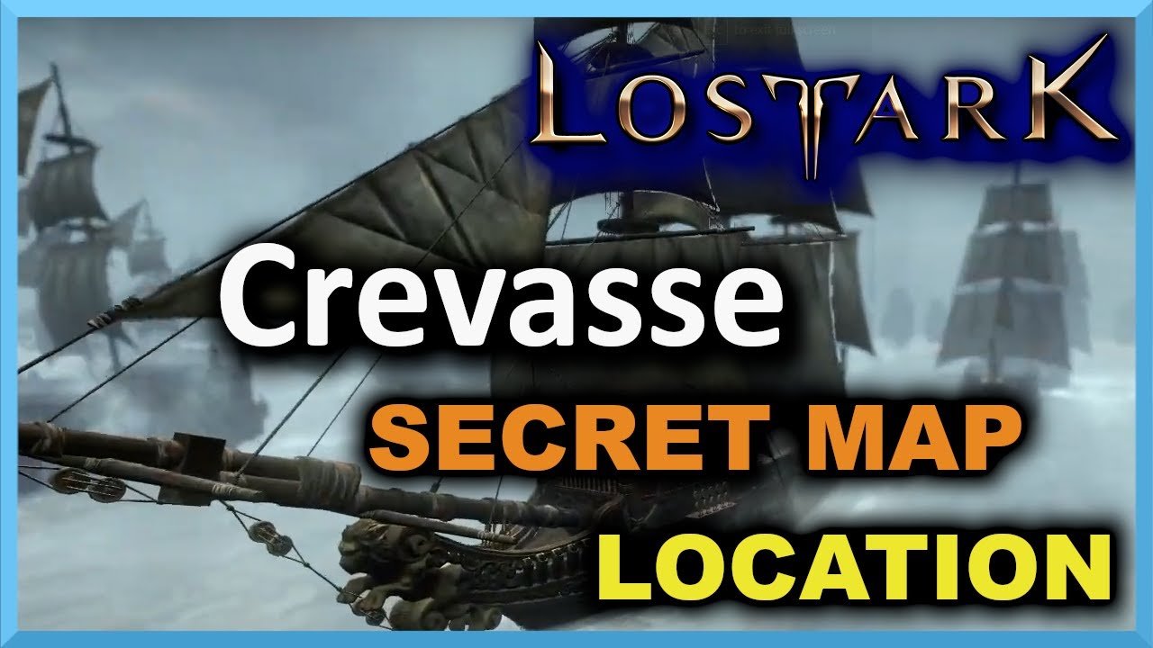 Crevasse Location - Secret Map - Lost Ark - YouTube