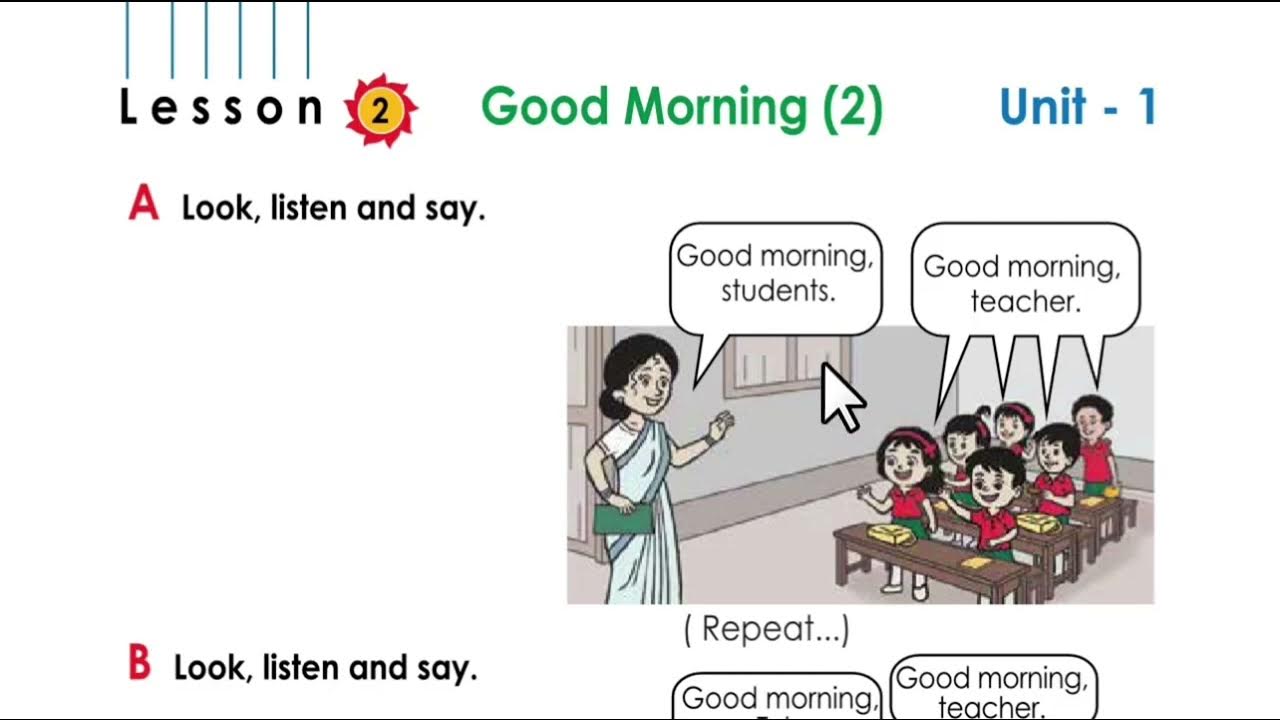 English for today|Class-1|Unit-1|Lesson-2 - YouTube