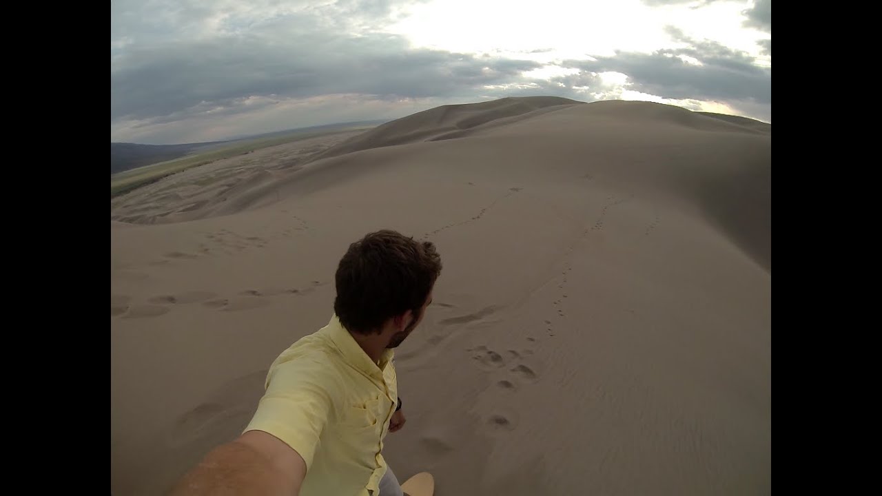 Sandboarding - Colorado Dunes - YouTube