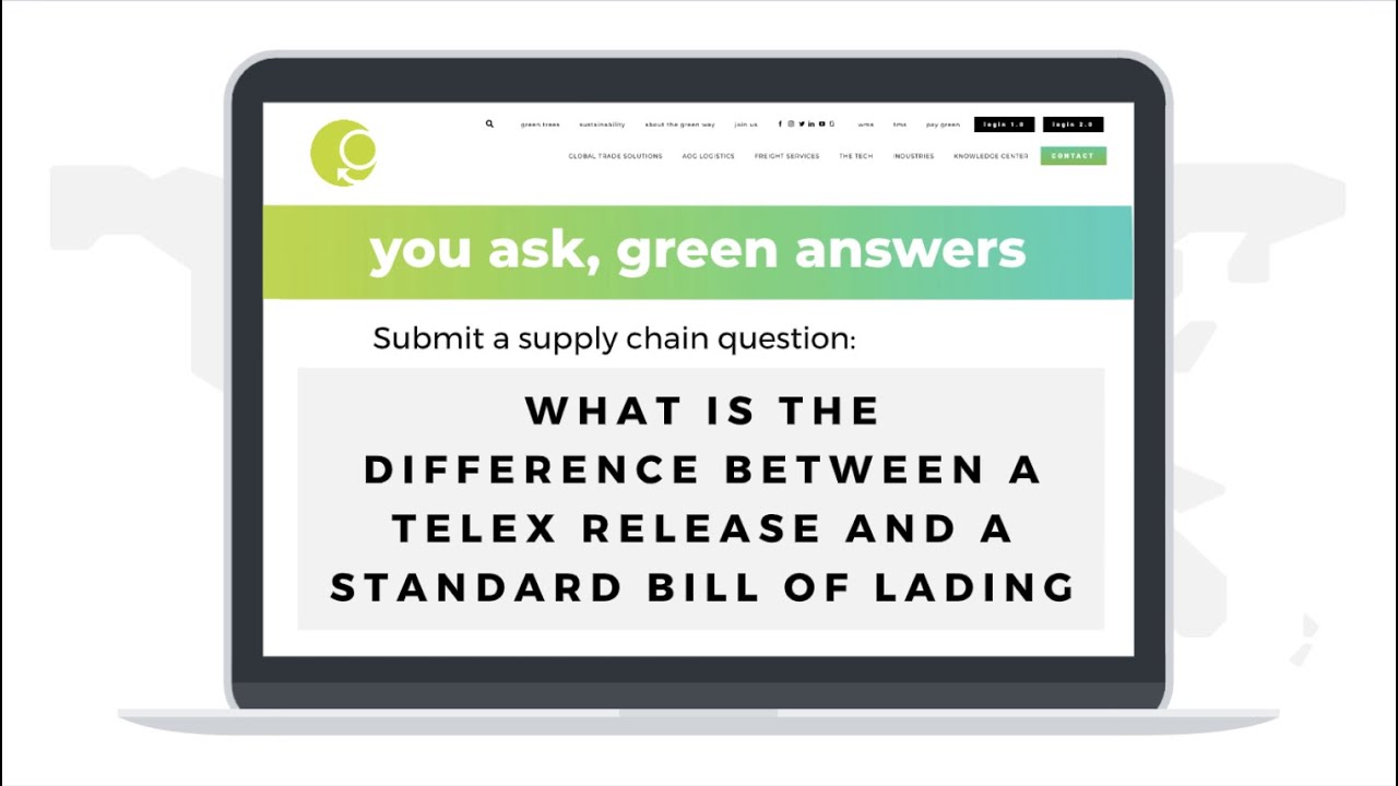What Is The Difference Between A Telex Release And A Bill Of Lading What Is The Difference Between A Telex Release And A Bill Of Lading