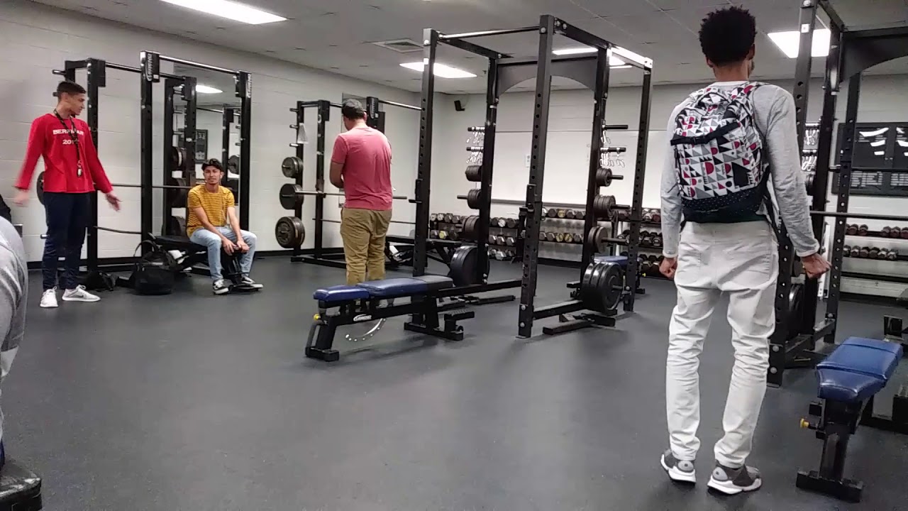 My weight training class - YouTube