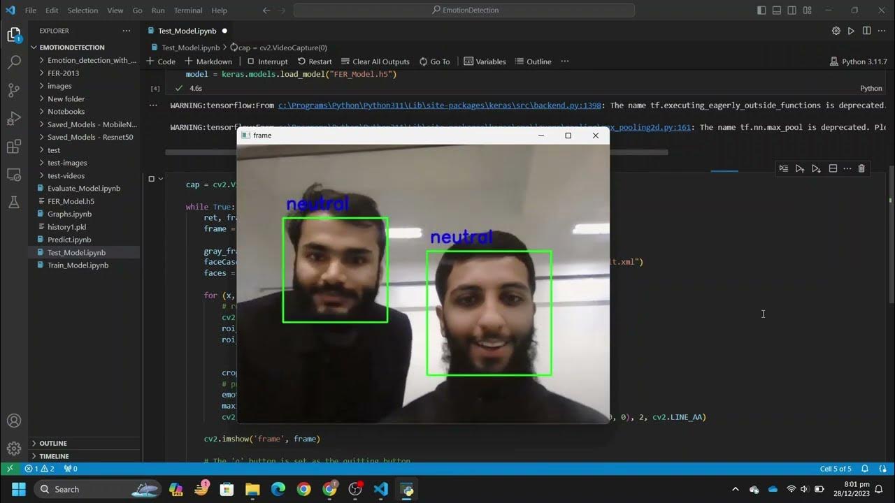 Facial Expression Detection - YouTube