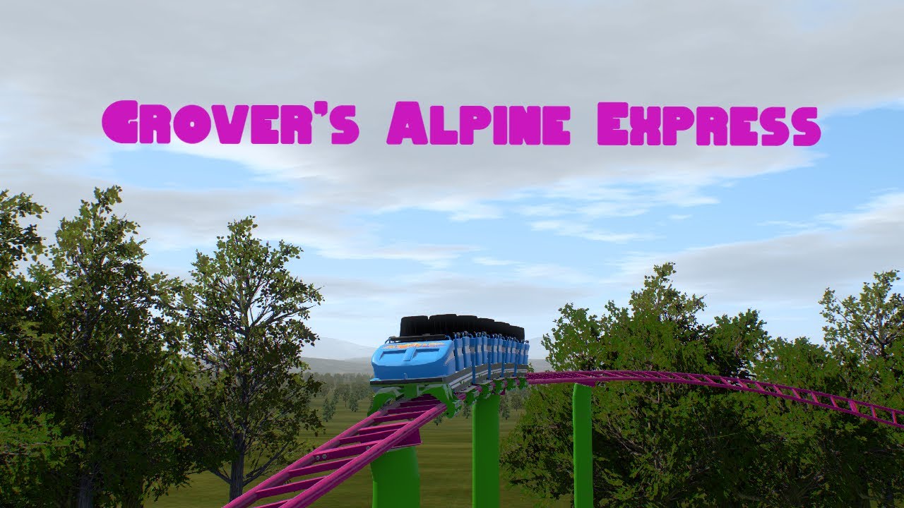 Grover's Alpine Express | Busch Gardens Williamsburg | No Limits 2 Recreation - YouTube