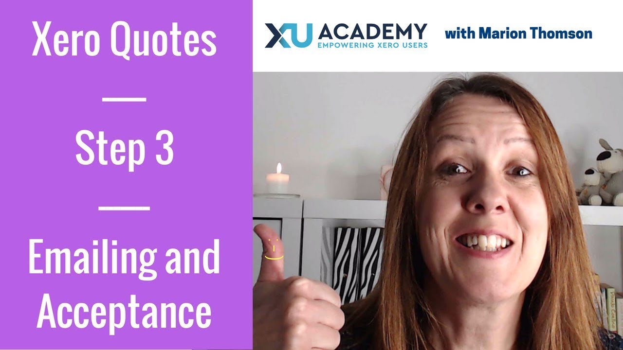 Xero Quotes - Emailing and Acceptance - YouTube