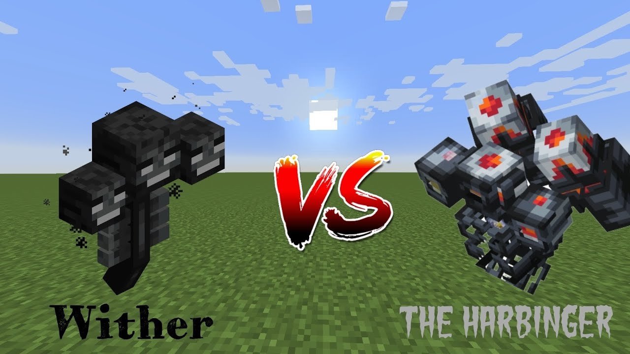 Wither vs The Harbinger (Bedrock Edition) - YouTube