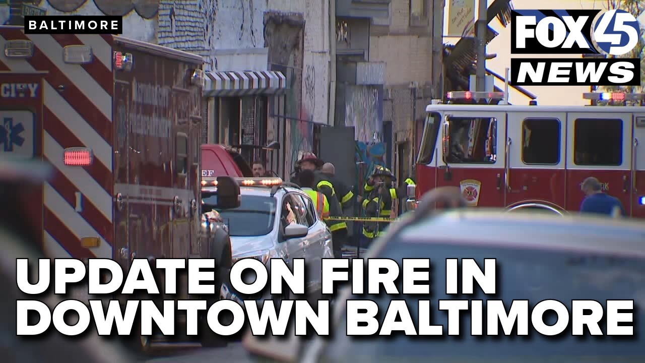 Officials provide an update on the five-alarm fire in downtown ...