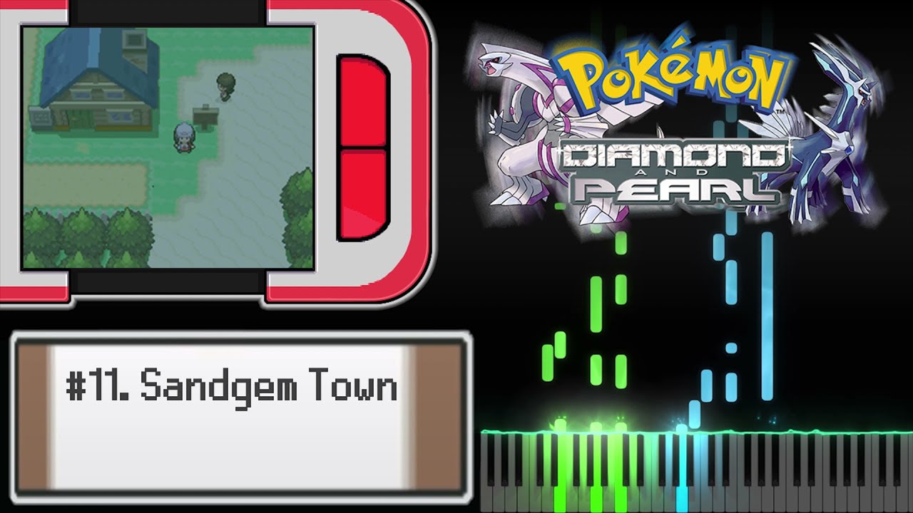 【Pokémon DPPt】 Sandgem Town (Piano Tutorial) - YouTube