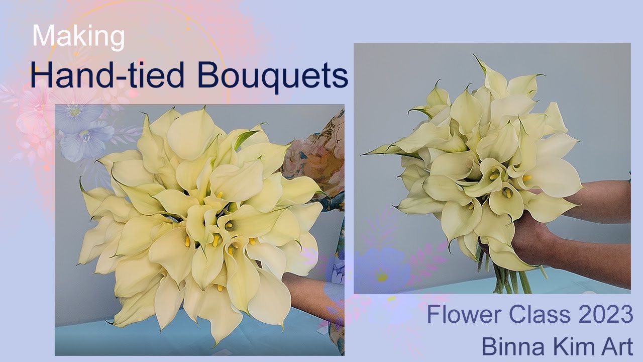 플라워 클래스 카라로 만드는 뉴욕 스타일 핸드 타이드 웨딩 부케 스타일 13년 경력 뉴욕 플로리스트 And 아티스트 꿀팁 대방출 집에서 배우는 플라워 디자인