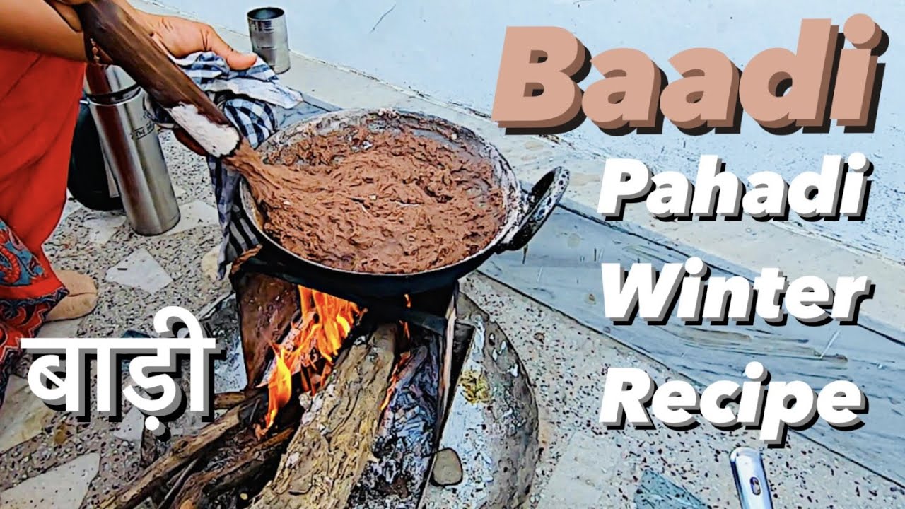 बाड़ी Baadi 😍 Winter's Pahadi Dish | Full Recipe Vlog | Suyash Aswal ...
