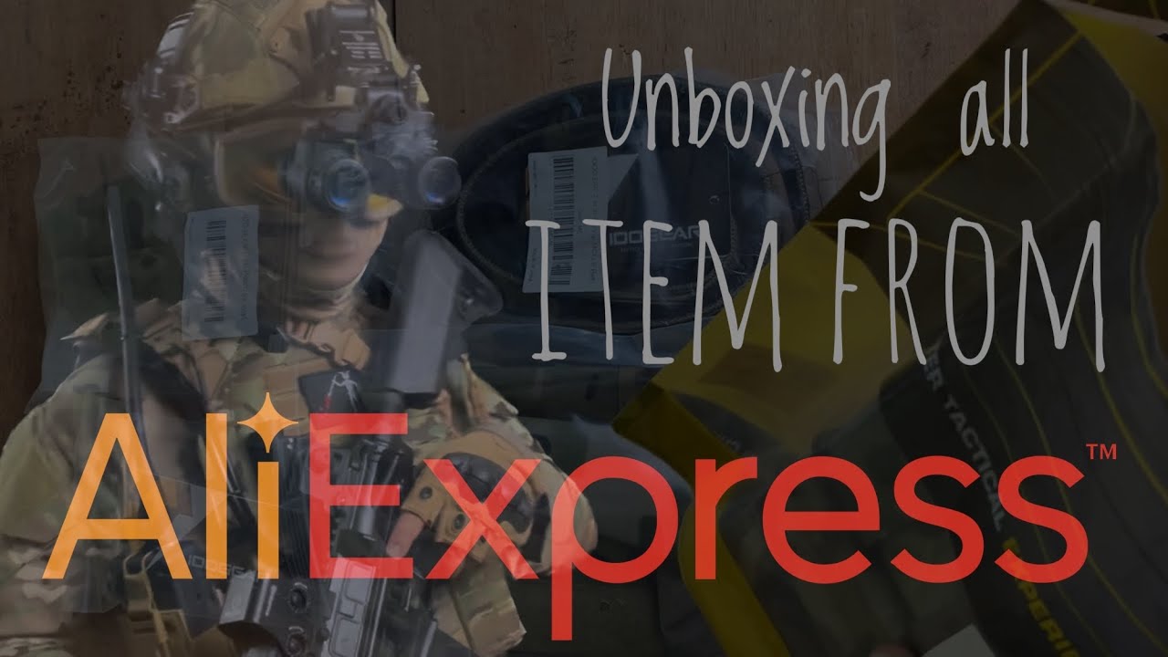 Mainan : Unboxing Items from Aliexpress | Airsoft Loadout - YouTube