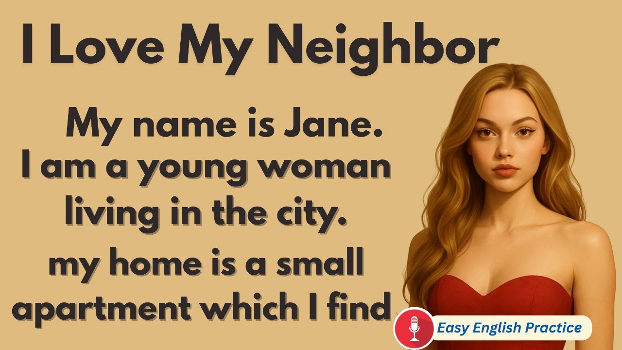 I Love My Neighbor Emotional English Story (A1/A2 Level) - YouTube