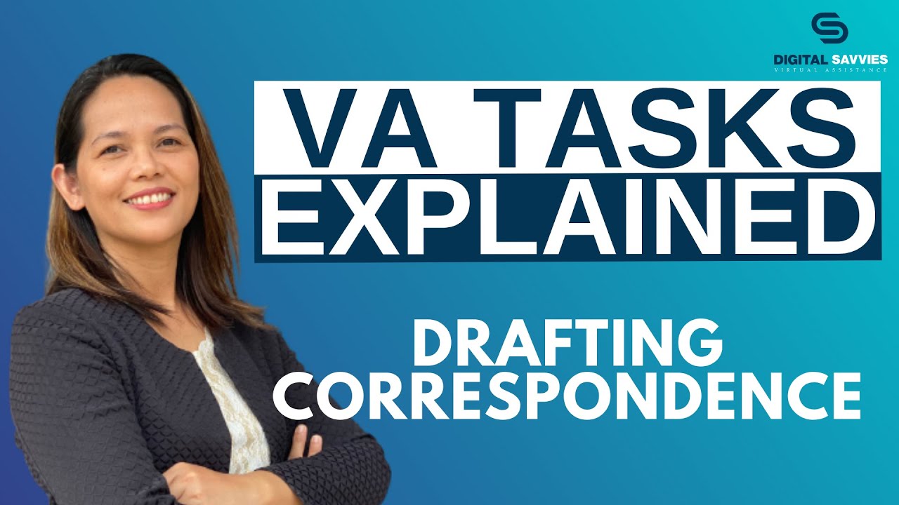 VA Task: Drafting Correspondence - YouTube