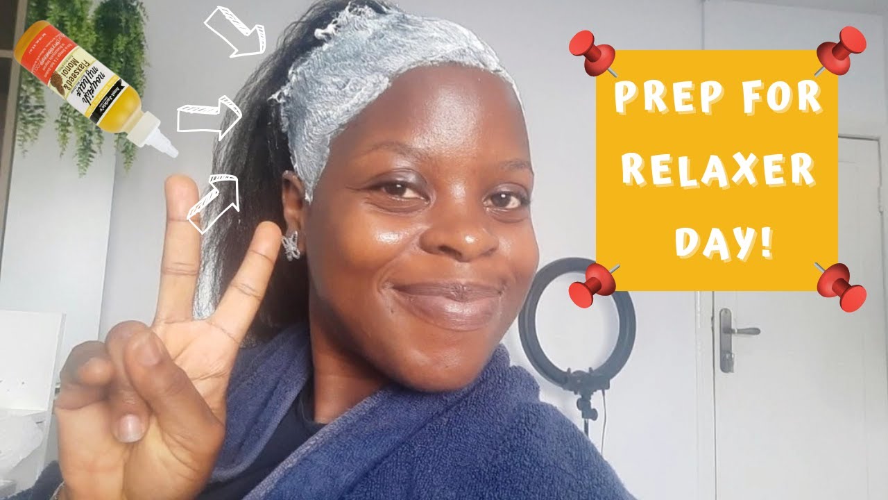How I Protect My Relaxed Hair From Relaxer Run-off on Relaxer Day | No ...