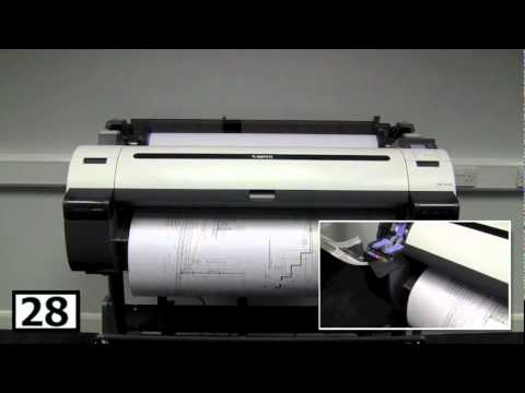 Plotter Canon iPF750 - YouTube