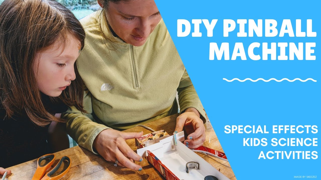 Let's Build a DIY Pin Ball Machine - Game Science Kids Activities - YouTube