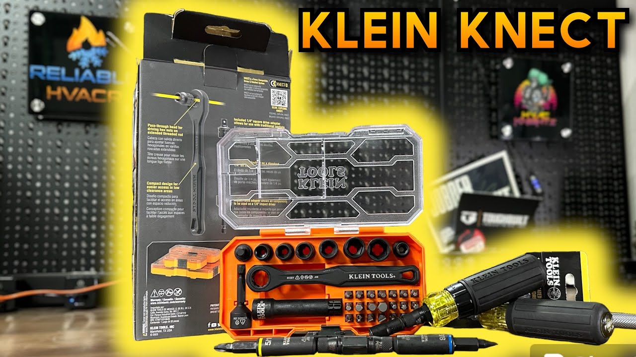 Klein Knect 65300 Pass through wrench & Ratcheting 11 in 1 Screwdriver ...