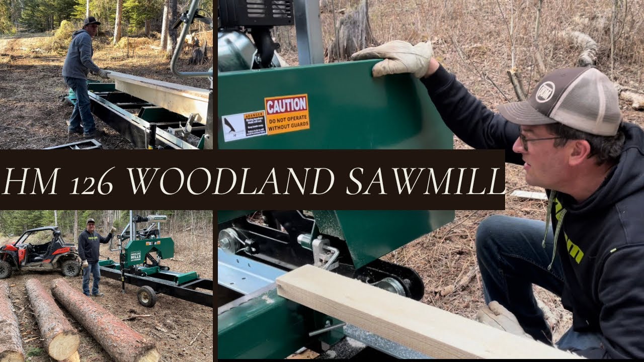 We got a Woodland HM126 Sawmill! - YouTube