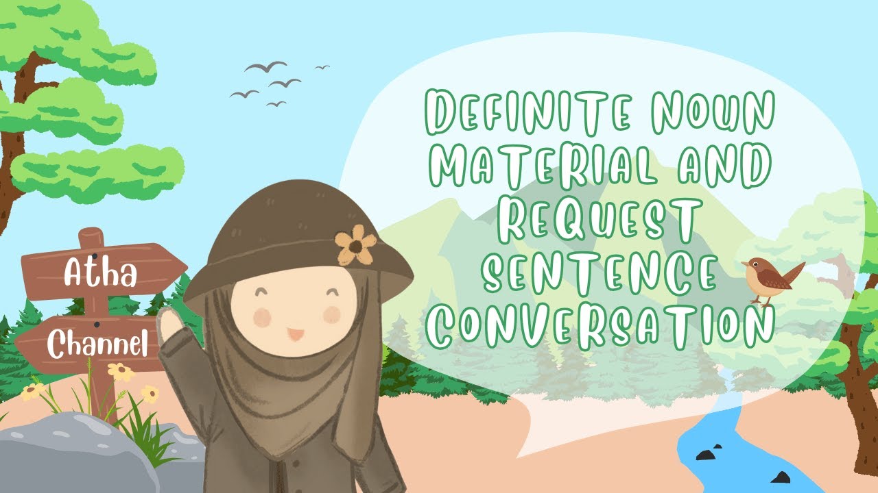 DEFINITE NOUN MATERIAL AND REQUEST SENTENCE CONVERSATION | ENGLISH ...