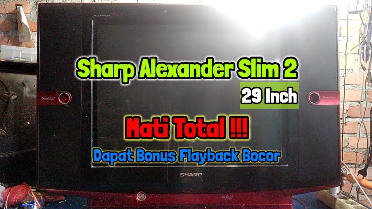 TV Sharp Alexander Slim 29 Inch Mati Total - YouTube