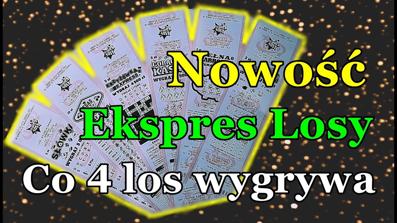 EKSPRES LOSY - Nowość od lotto 🤩 Ekspres Losy 🥳 Czy rzeczywiście co 4 ...