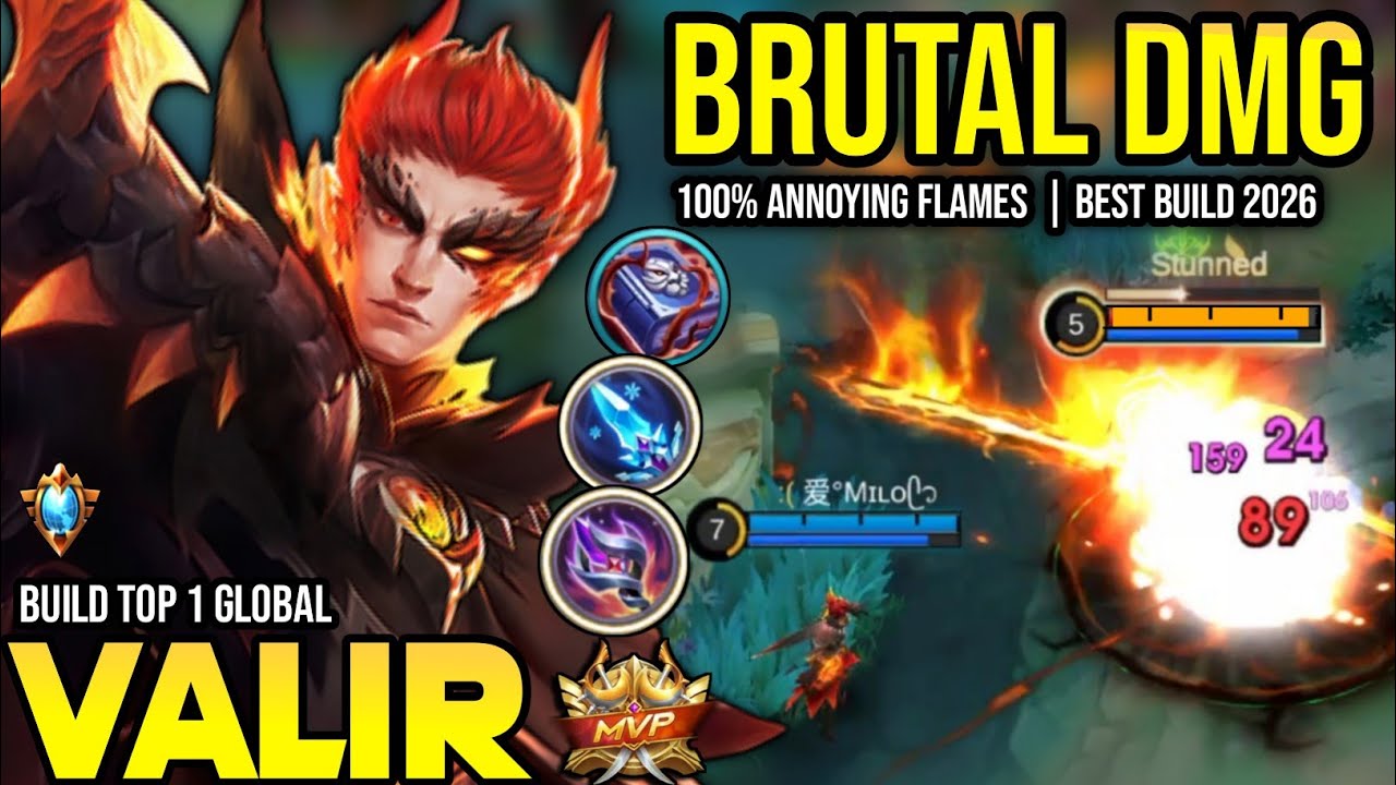 VALIR BEST BUILD 2026 | BUILD TOP 1 GLOBAL VALIR GAMEPLAY | MOBILE ...