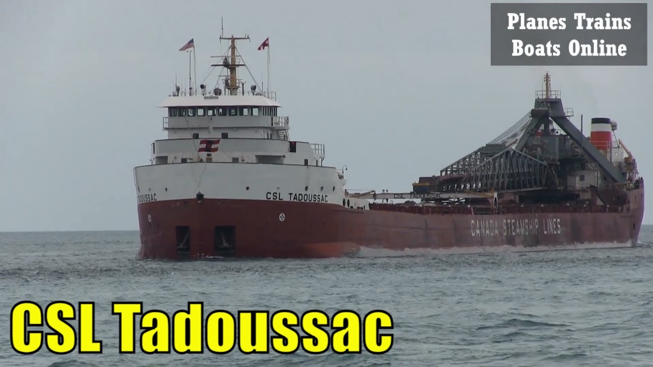 1969 CSL Tadoussac - 729ft / 222m - Bulk Carrier Cargo Ship In Great ...