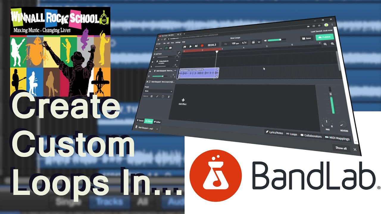 Bandlab Loop Tutorial Winnall Rock School - YouTube