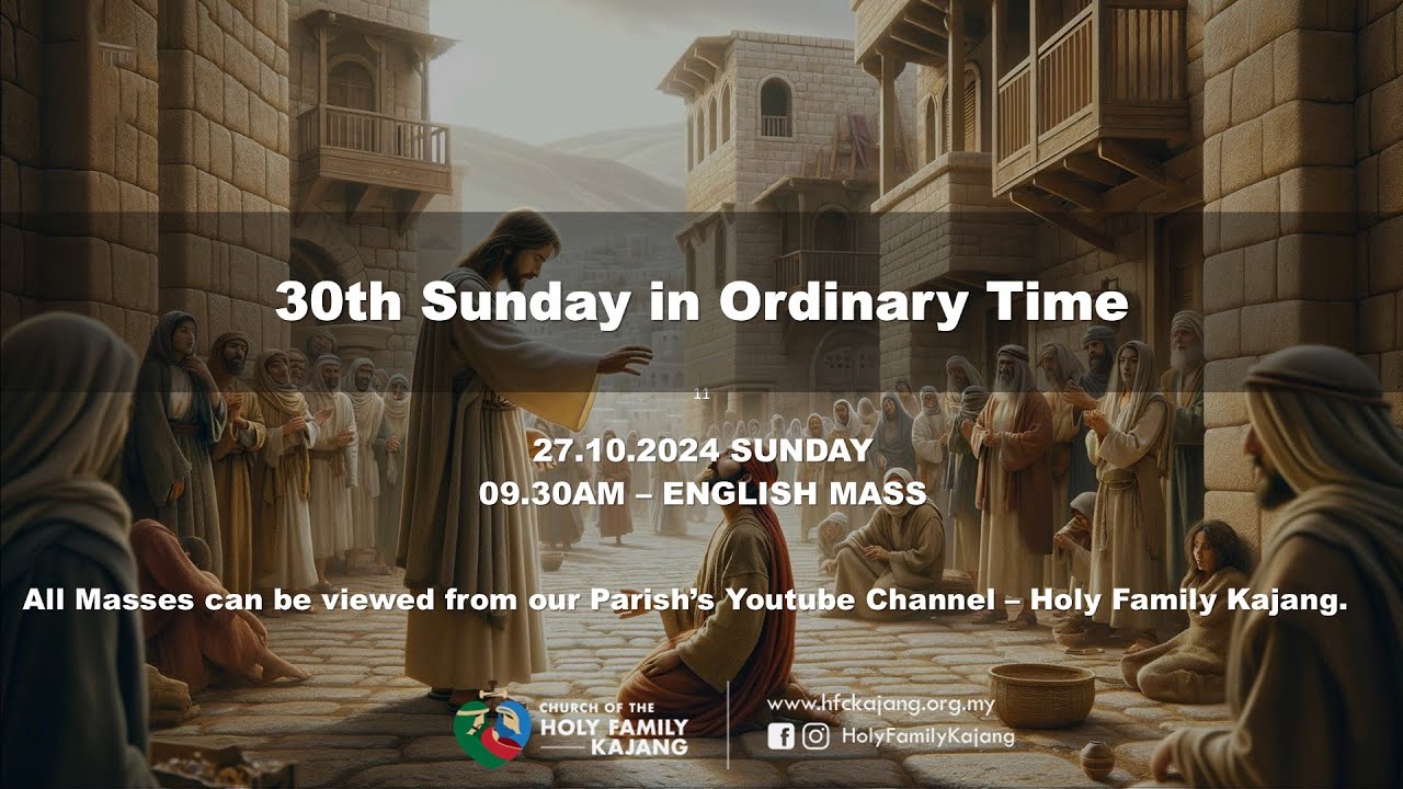 30th Sunday in Ordinary Time - YouTube
