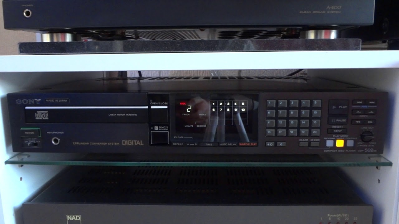 Sony CDP-502es audiophile CD player***CX-20152 HOLY GRAIL** - YouTube