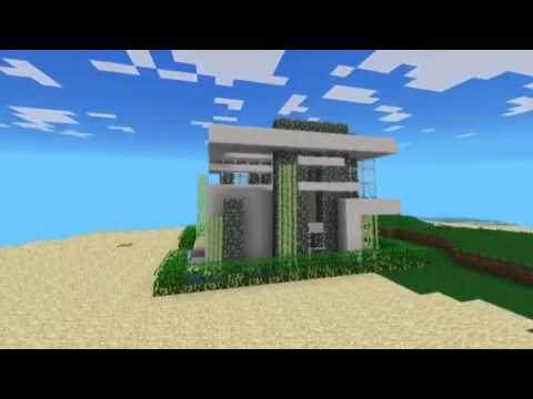 Keralis 13x13 Modern House in Minecraft Pocket Edition - YouTube
