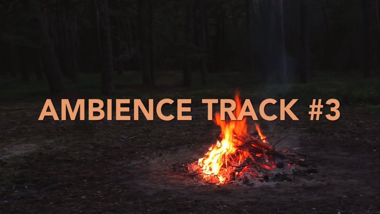 Ambience: Track #3 - Campfire Ambience with Calming Synthesizers for Relaxation and Sleep 🏕️ ...
