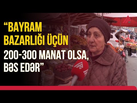 Zaqatalada bayramqabağı bazarda alıcılıq necədir? I APA TV