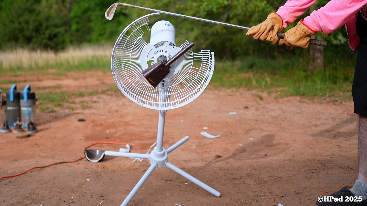 Shinic Pedestal Fan Destruction - YouTube