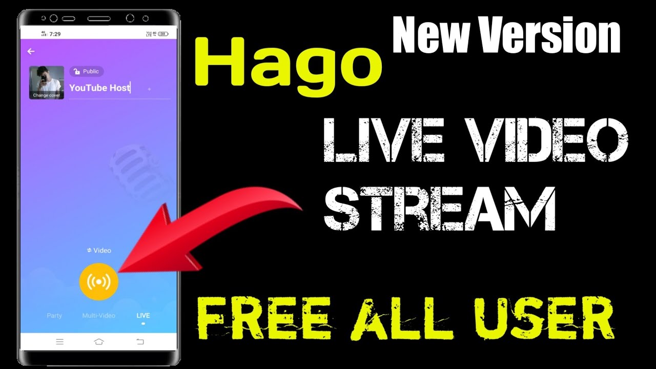 Hago New Update Live Stream free for All Users - YouTube