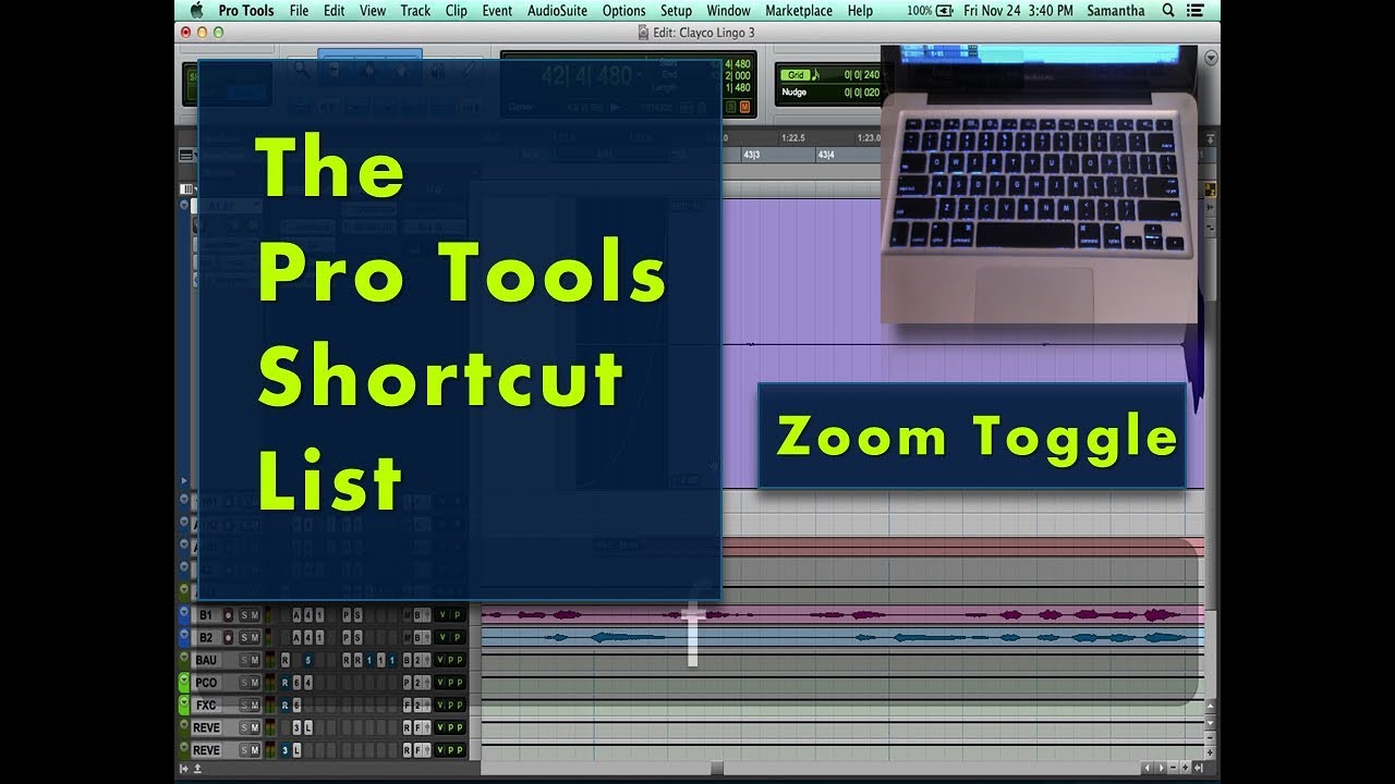 The Pro Tools Shortcut List: Zoom Toggle | HowToNOWTUBE - YouTube