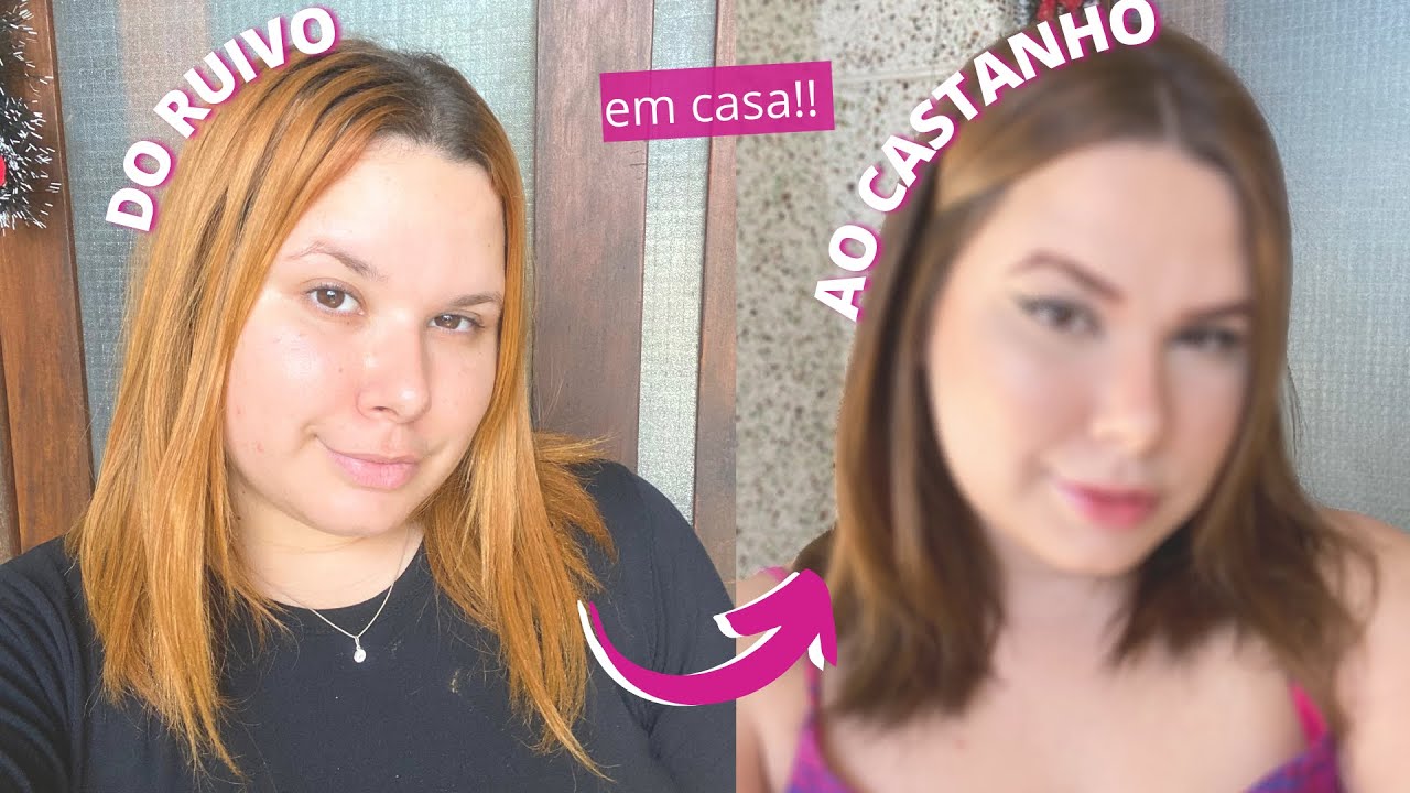 DO RUIVO AO CASTANHO EM CASA!! - YouTube