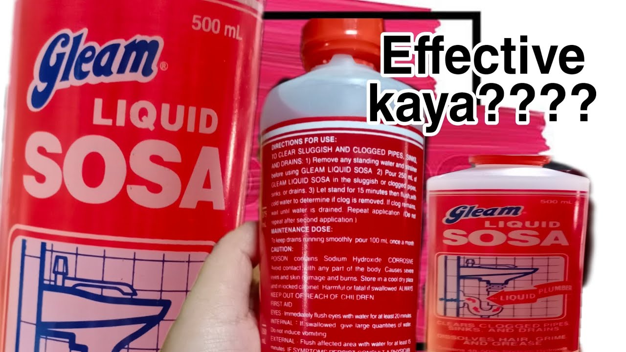 Sagot sa baradong Lababo | epektibo kaya?? - YouTube