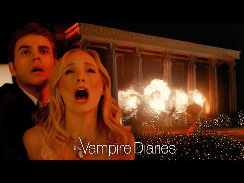 Katherine Blows up Stefan and Caroline’s Wedding | The Vampire Diaries