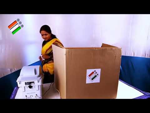 How to cast your vote using EVM & VVPAT. - YouTube