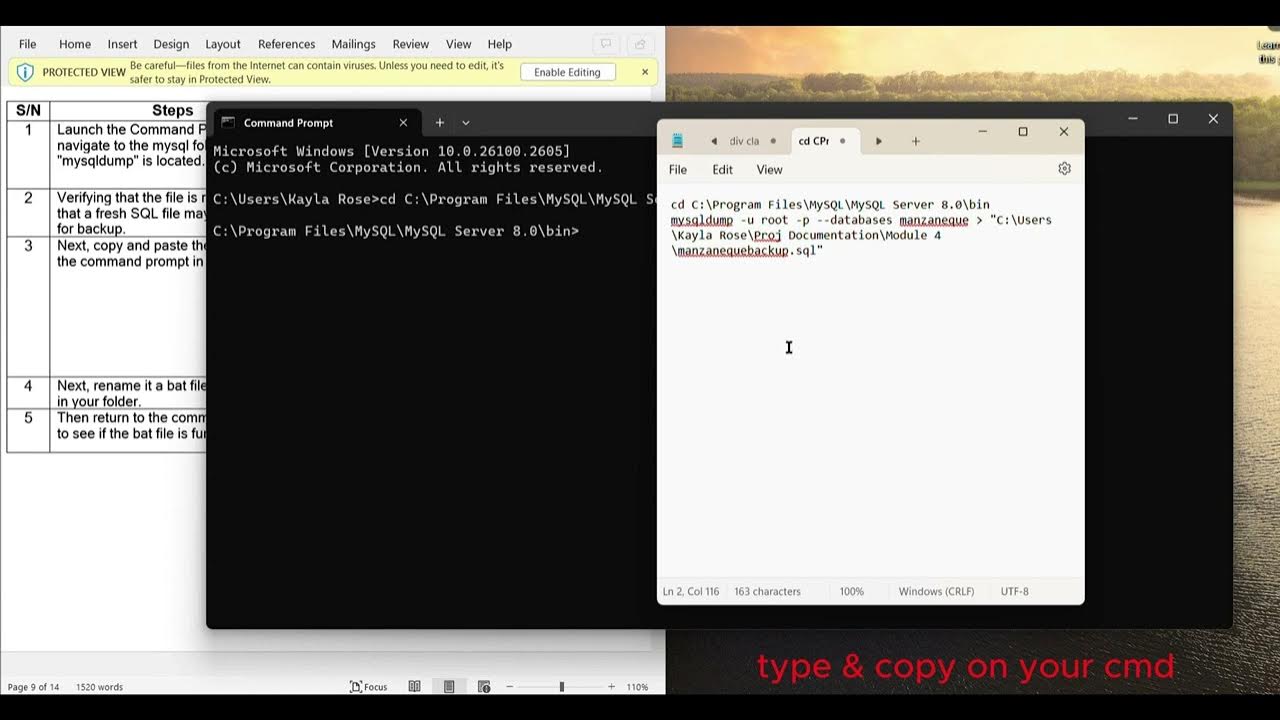How to Create a ".Bat" File using Notepad - YouTube