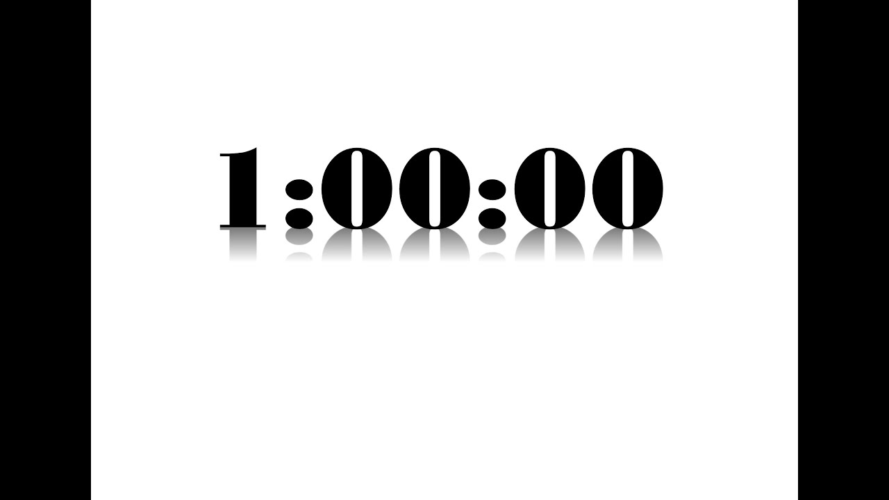 1 Hour Timer Countdown Youtube