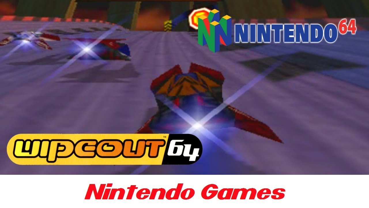 Wipeout 64 (All Tracks Gameplay 60 FPS) Nintendo 64 - YouTube