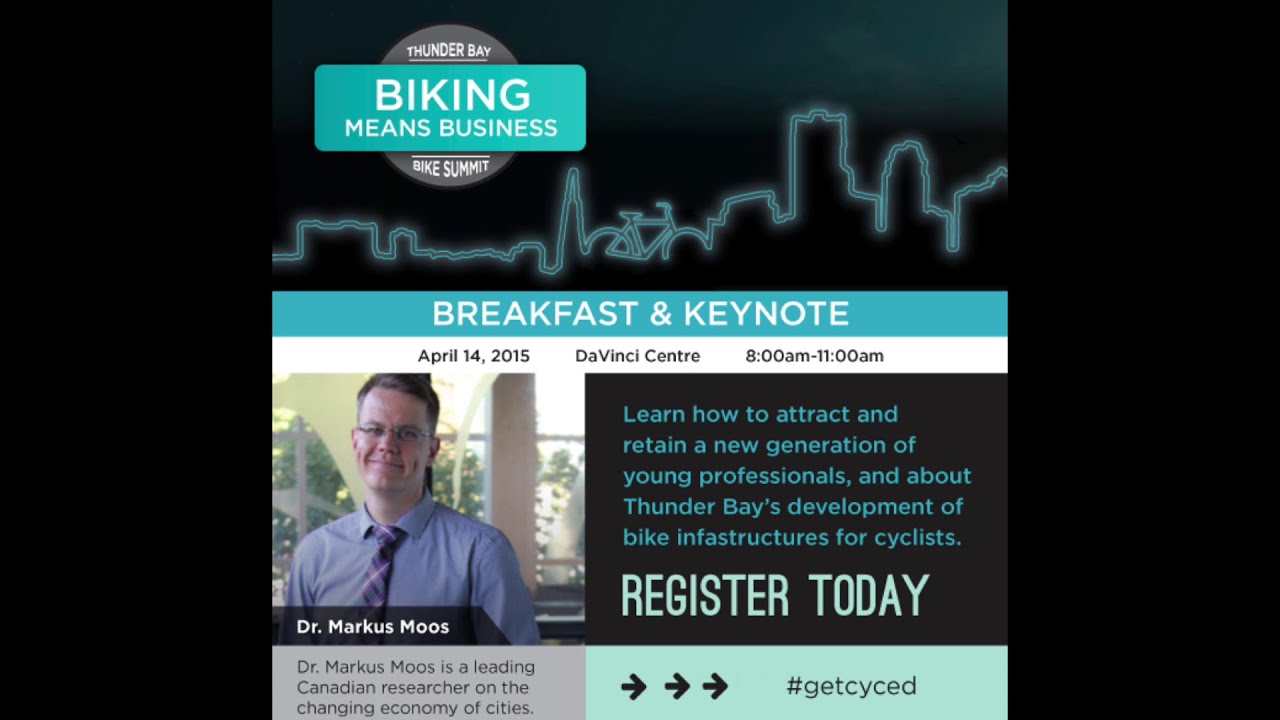 2015 Thunder Bay Bike Summit: Dr. Markus Moos (Full Presentation) - YouTube