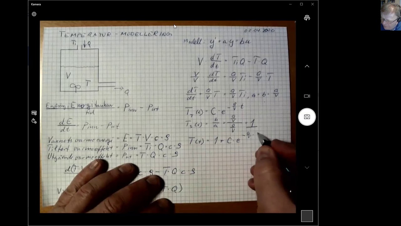 Modellering av temperaturprosess del 2 av 2 - YouTube