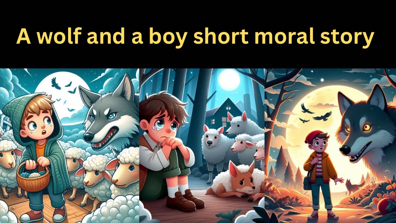 #English story #A wolf and a boy - YouTube