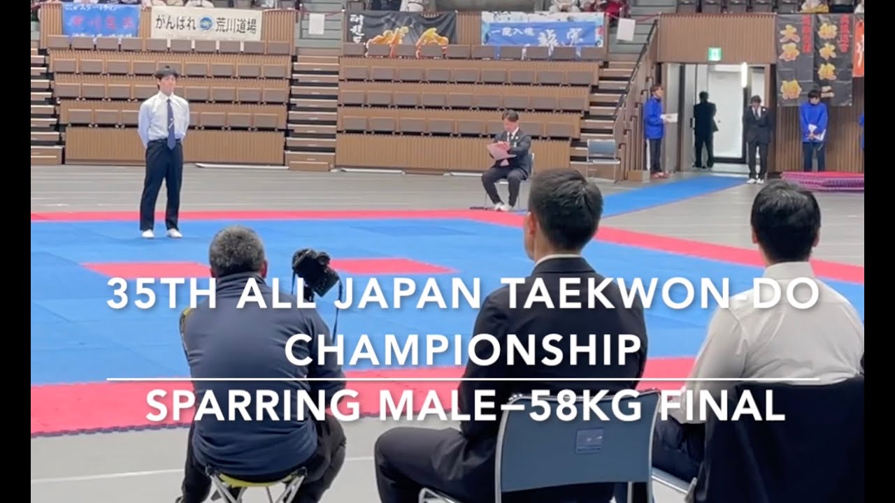 35th All Japan Taekwon do Championship Sparring Male-58kg Final - YouTube